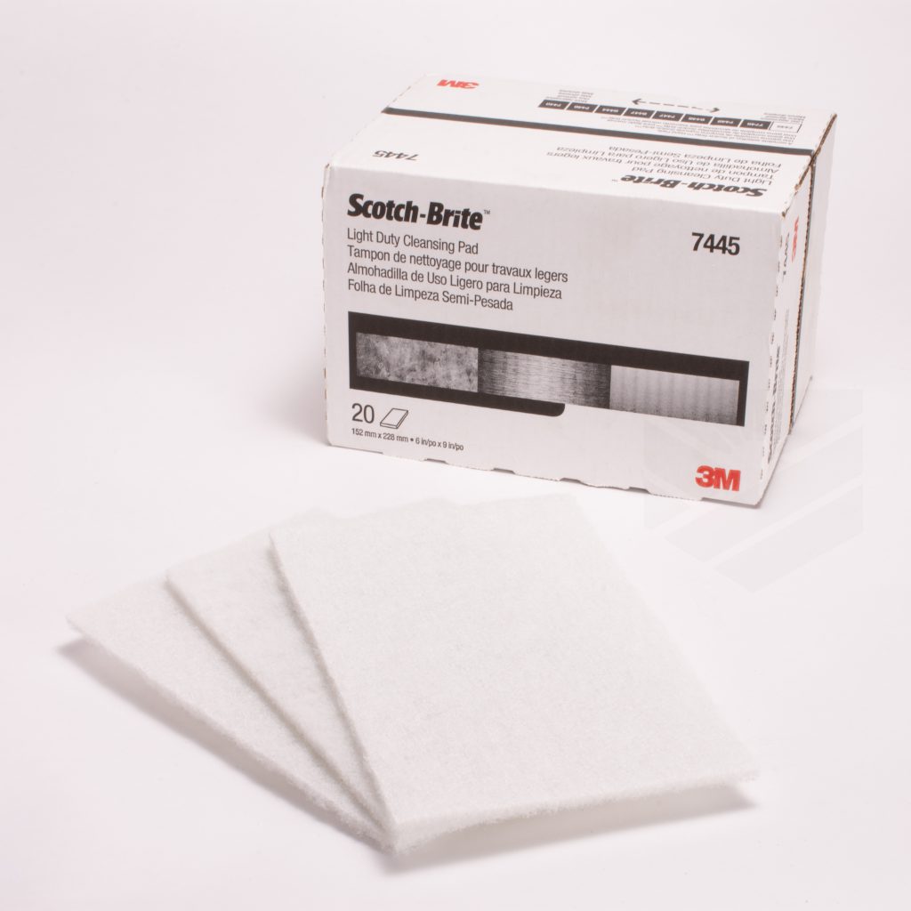 3M White Scotch-Brite 7445 for Sale | Pro Wood Finishes - Bulk Supplies ...